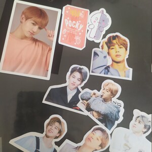 10pc BTS Jimin Stickers - Etsy