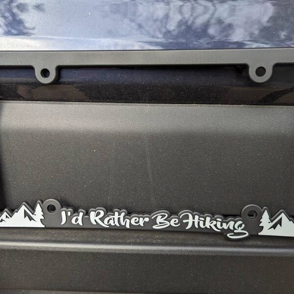 Surfing Raised License Plate Frame - Etsy