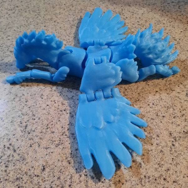 Articulated 3D Printed Charizard Fidget Toy - Etsy