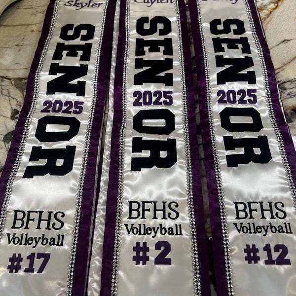 Custom Lace Sash Personalized Sash Customize Sash Embroidery Border ...