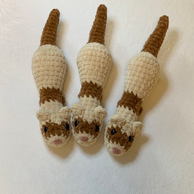 Ferret No-sew Amigurumi Digital Crochet Pattern - Etsy