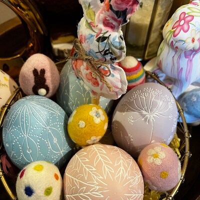 Stripe Wool Felt // Printed Felt // Printed Wool Felt // Stripe Felt ...