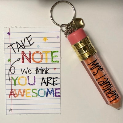 Take Note You Are Awesome Gift Tags, Editable Thank You Gift Tags ...