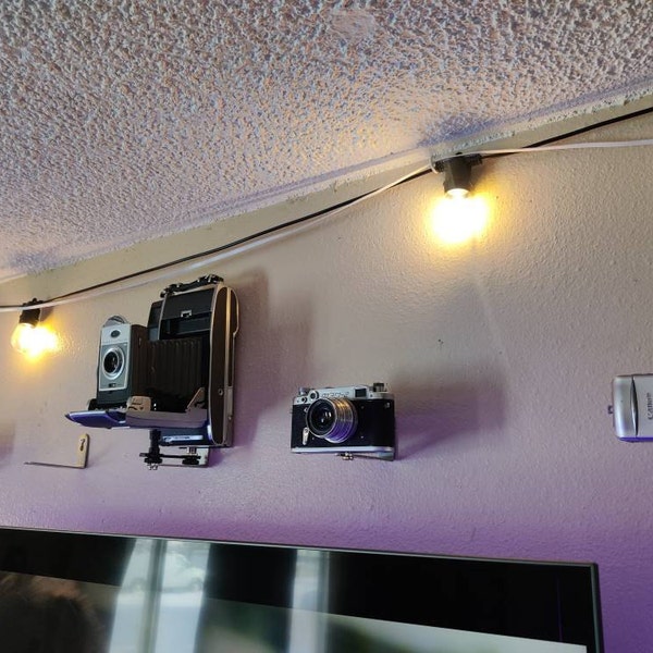 Vintage Camera Floating Wall Mount Bracket - Camera Lovers Gift Stand ...