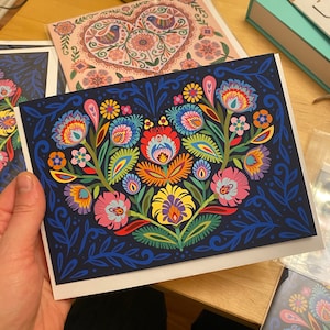 Polish Folk Art Floral Coloring 8 Different Pages Wycinanki Digital ...