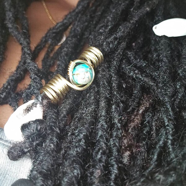 Loc Jewelry Bead for Locs, Hair Bead, Handmade Gift, Hair Jewelry ...