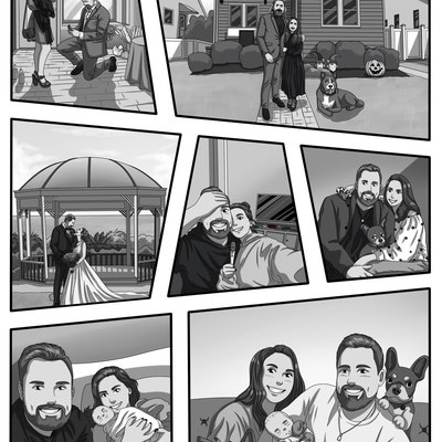 Personalized Custom Comic Book Comic Strip Gift - Etsy