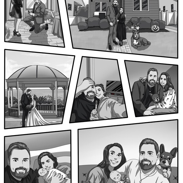 Personalized Custom Comic Book Comic Strip Gift - Etsy