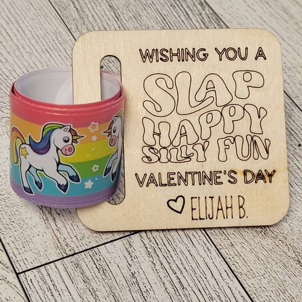 Slap Bracelet Valentine's Day SVG - Laser Ready Valentine - Wood ...