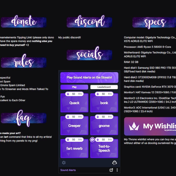 P2U Customizable Chat Widget Bubble Tea Boba Brown Stream Chatbox Cute ...