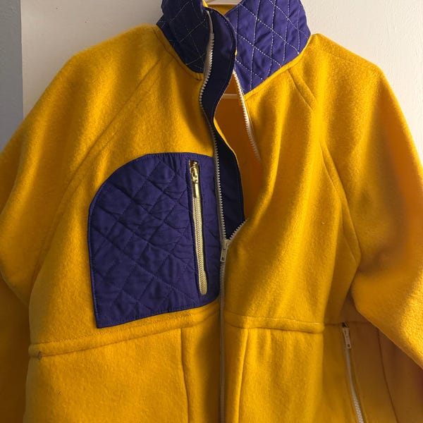 Polar Puff Fleece Jacket for Women PDF Sewing Pattern - Etsy