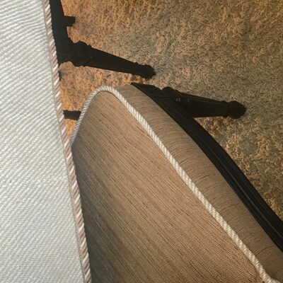 Satin Gold Cord Trim With Lip Twisted Rope Design for Edge Work on ...