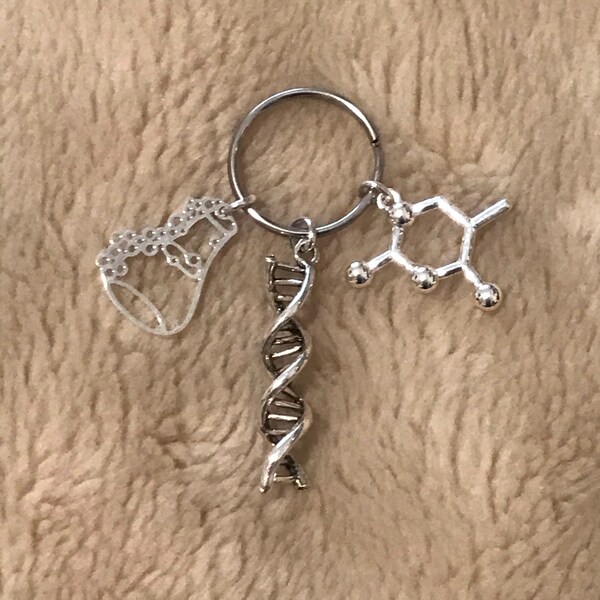 3D Brain Keyring // Keychain // Neuroscience Key Ring // Biology ...