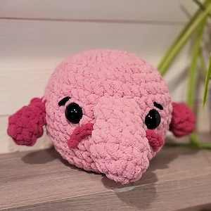 No Sew Blobfish Crochet Pattern - Etsy