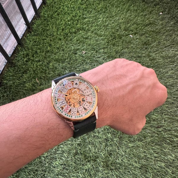 Skeleton Watch Personalized Watch Watch for Men Engraved Watch Mechanical Watch Wristwatch ...