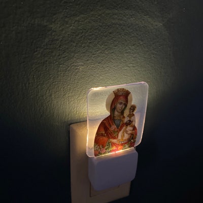 Agate Night Lights Various Saints greek Orthodox - Etsy
