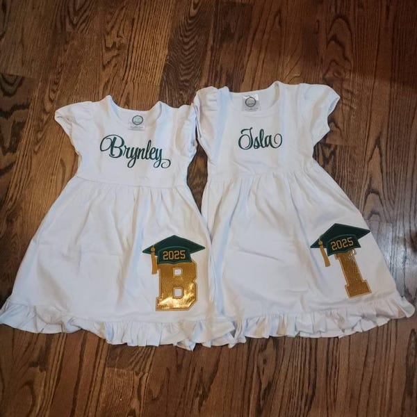 Kindergarten Graduation Dress, Girls Graduation Dress, Toddler Girls ...