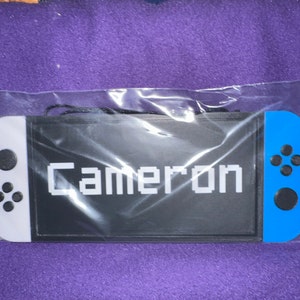 Custom Gamer Sign 10x4in Game Room Decor Gift for Kids Video Game Desk ...