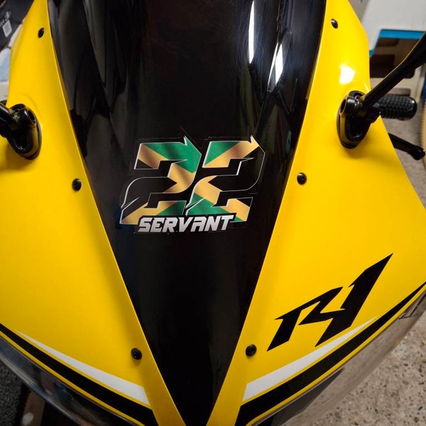 3x Personal Custom Race Numbers Stickers Decals Graphics Racing ...