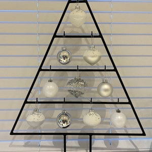 Christmas Tree Standing Metal Ornament Decoration Table Top - Etsy