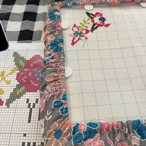 Modern Monogram Cross Stitch PDF Pattern With Ornate Large Initial ...