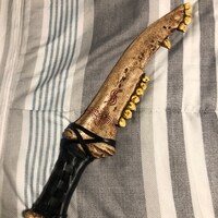 Screen Accurate Supernatural First Blade - REAL LEATHER- Cain's Knife ...