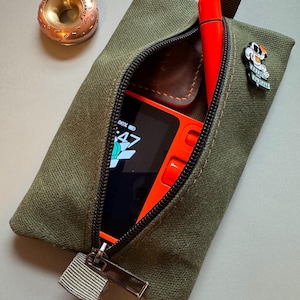 Leather-canvas Camp Stool, Bushcraft Stool,tripod Stool, Outdoor ...