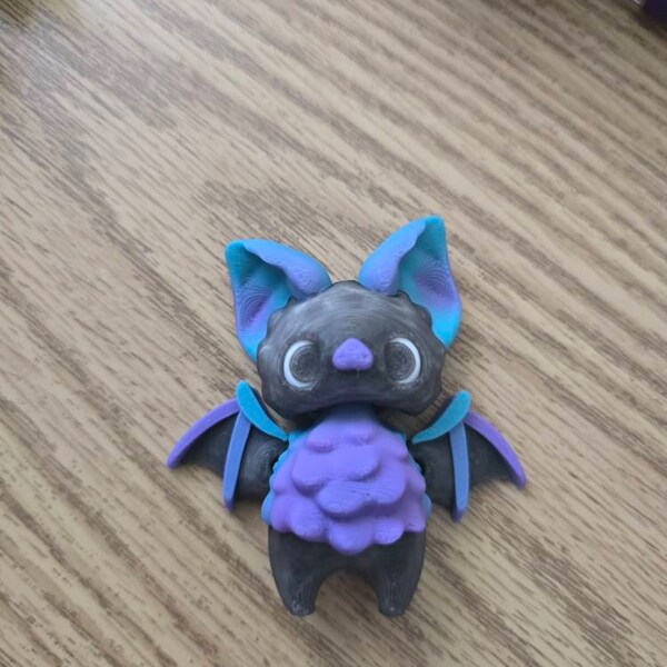 Halloween Pixie Bat | 3D Printed Articulating Flexi Fidget - Etsy