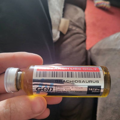 Jurassic Park/jurassic World DNA Sample Vial Prop Ingen & Biosyn - Etsy