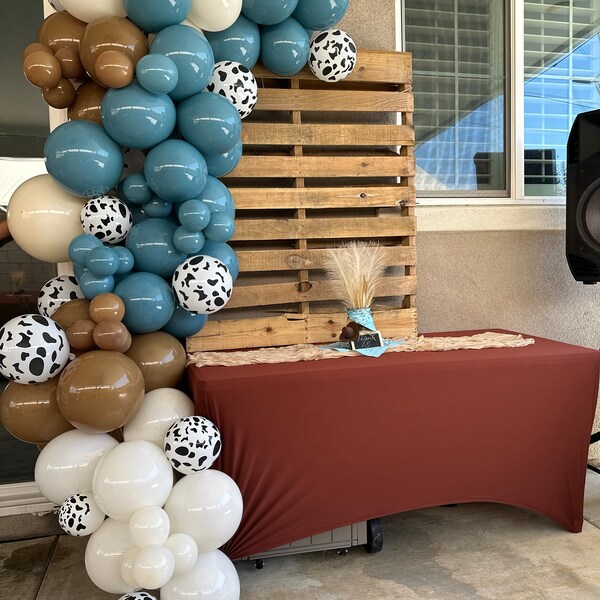 Farm Balloon Garland Kit/ Cow Print Balloon Arch/ Farm Theme Party ...
