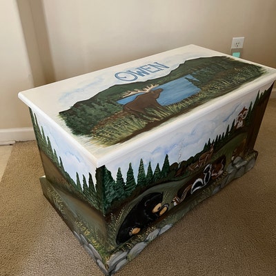 Teddy Bear and Bunny Dress-up Toy Box Done With Monogram or - Etsy