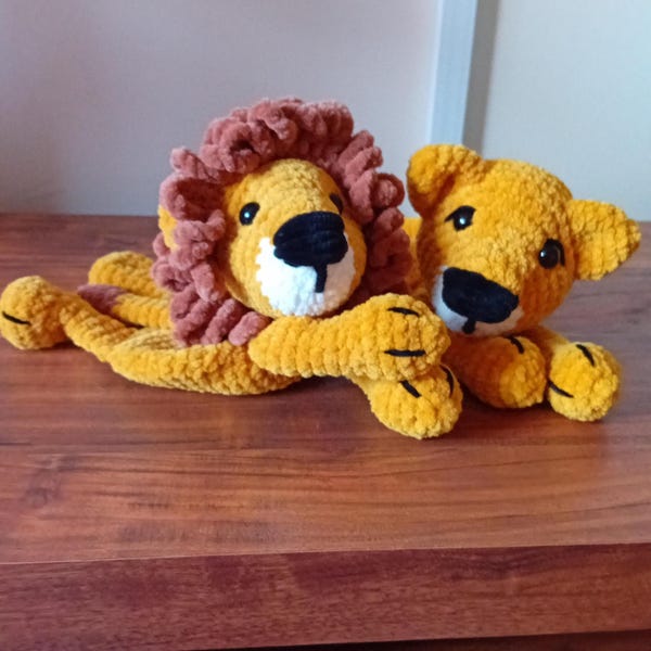 Sleepy Lion Rag Doll Crochet Pattern / Ragdoll / Zoo Animals / Safari ...