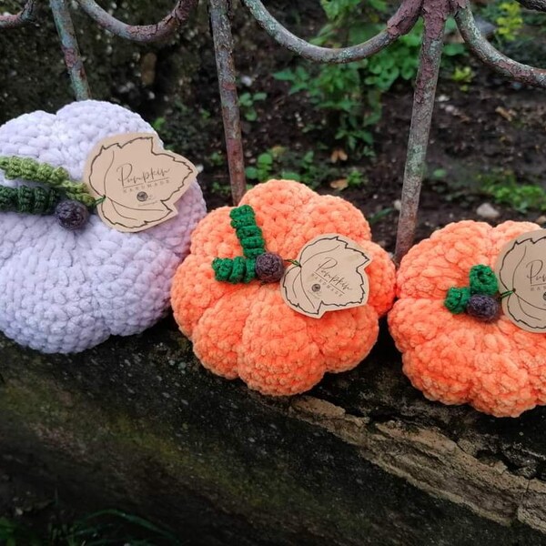 PRINTABLE Pumpkin Tags - 3 Sizes - Downloadable PDF - Pumpkin Leaf Tag ...