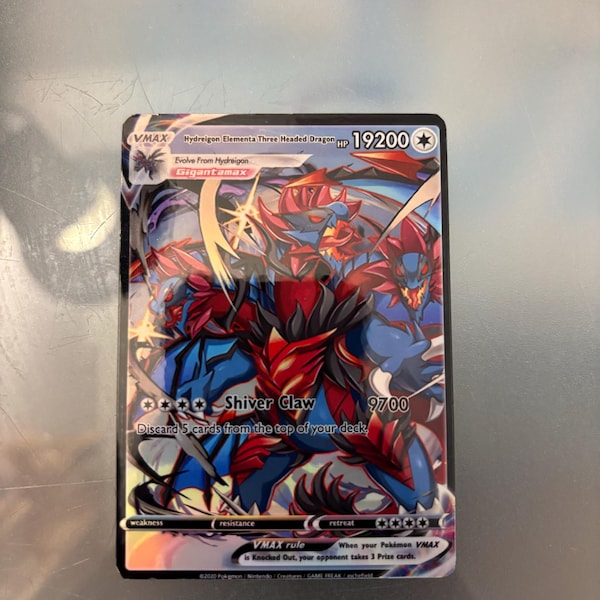 The Undefeatable Red Gx Pokemon Card - Etsy