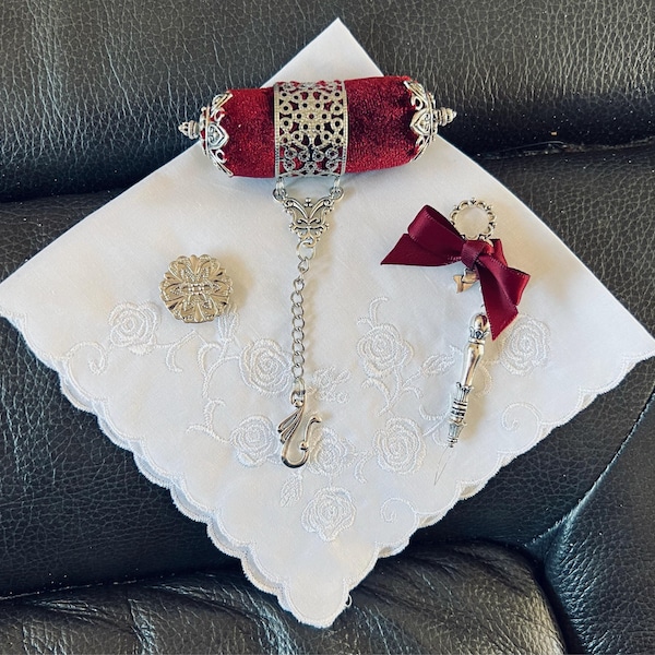 Silver Filigree Embellished Mini Ballpoint Pen With Removable Vintage ...