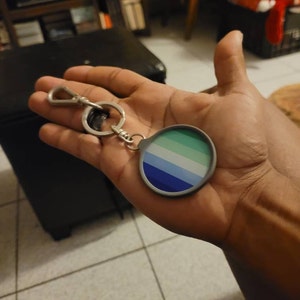 Unlabeled Pride Flag Necklace, Subtle Pride Merch, Unlabeled Pride ...