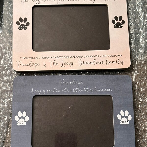 Personalized Veterinarian Picture Frame, Veterinarian Thank You Gift ...