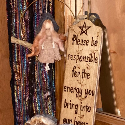 Pagan Sisters Macramé Witch - Etsy