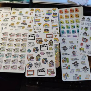 Cell Phone Icon Planner Stickers - Etsy