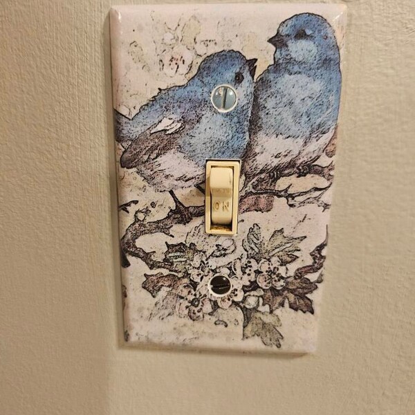 Tropical Beach Canoe & Palm Trees, Light Switch Cover Plate, Single ...