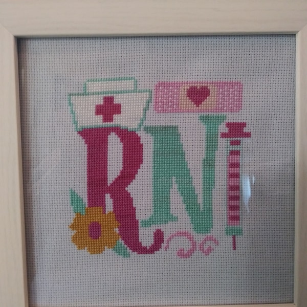 Nurse Cross Stitch Pattern, Health Cross Stitch, Nurse Theme, Nurse ...