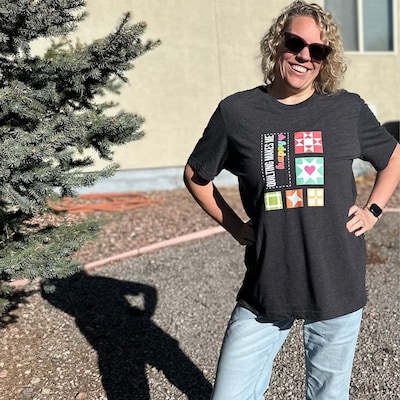 Wooly Stars Sheep Hoodie by Corey Yoder of Coriander Quilts UNISEX ...