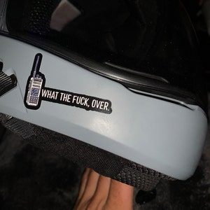 WTF, Over Black Vinyl Sticker, Funny Stickers, Sarcastic Stickers, Meme ...