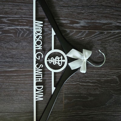 Stethoscope Hanger, White Coat Hanger, Gift for New Doctor, Christmas ...