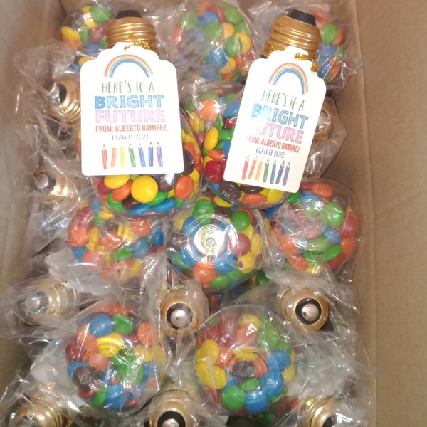 PRINTED Kindergarten Graduation Tag, Future is Bright Printed Tag, Grad ...