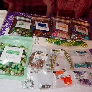 Vintage Matte Glass Colorful Assorted Bead Mix Variety of - Etsy