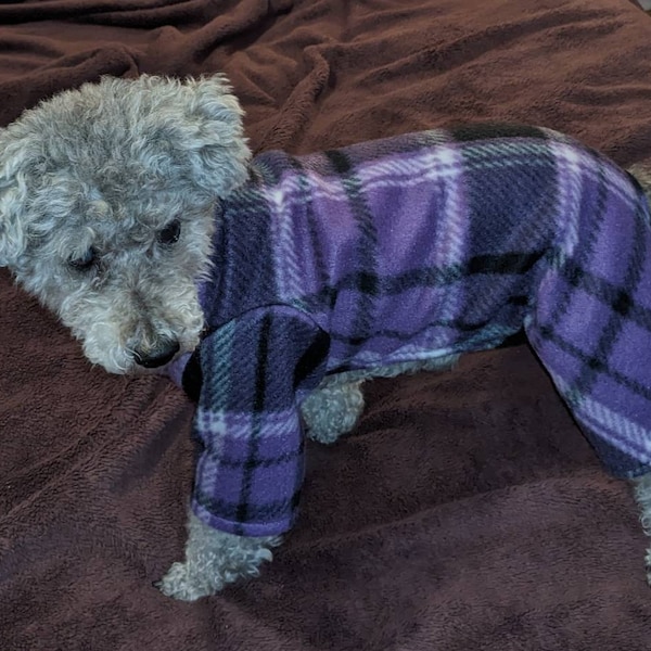 Dog Fleece Pajamas Pjs Jammies - Etsy