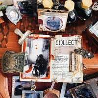 The Nature Journals Collage Collection Grunge Style Nature Field Notes ...