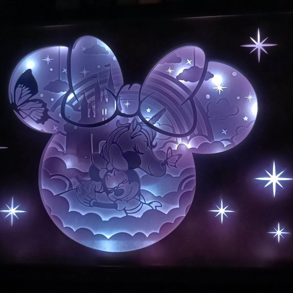 LIGHTBOX MICKEY FANTASIA - Etsy