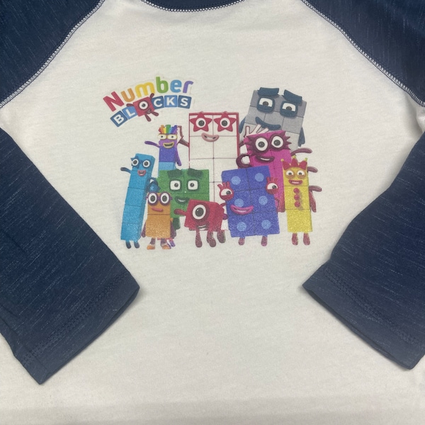 Numberblocks Birthday Tshirt PNG , Birthday Boy and Birthday Girl ...